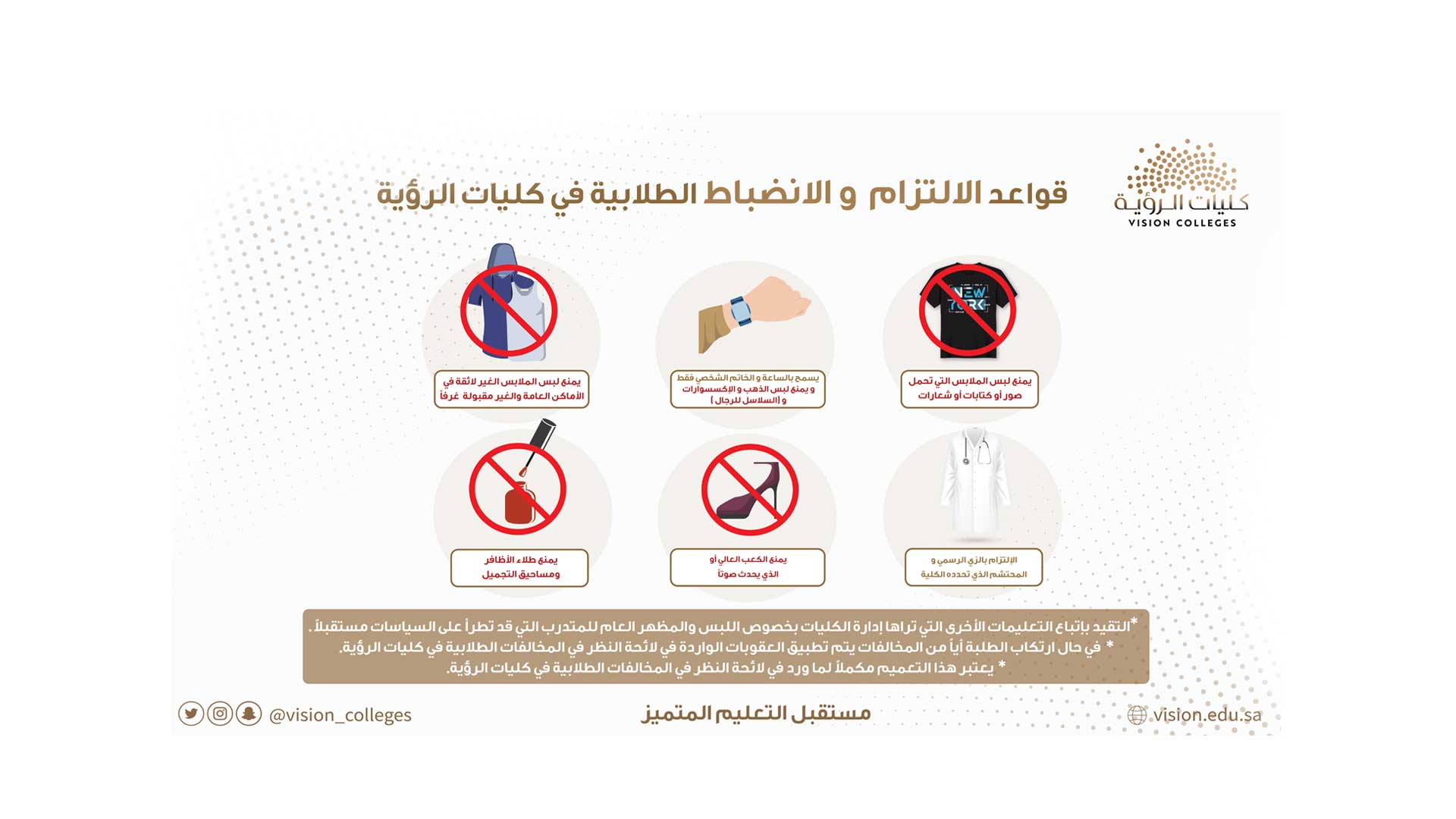 كلية الرؤية بالرياض – Vision Colleges